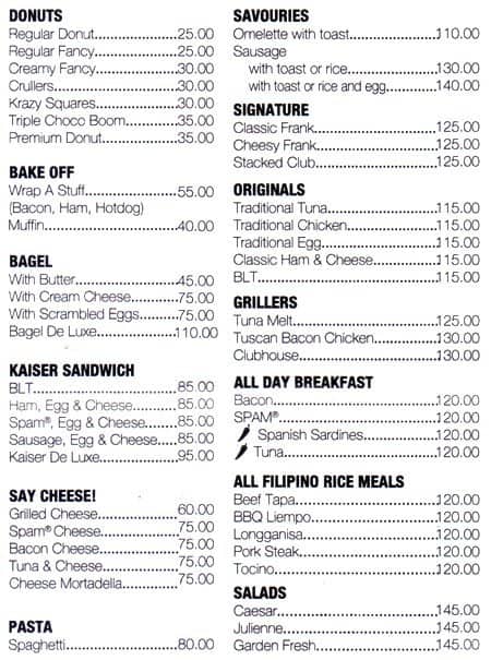 New Bistro Deli Menu, Menu for New Bistro Deli, Magallanes, Makati City ...