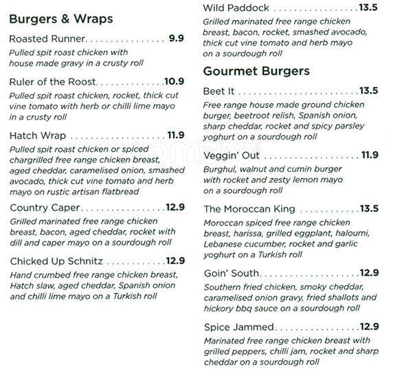 Hatch Menu, Menu for Hatch, Preston, Melbourne - Urbanspoon/Zomato