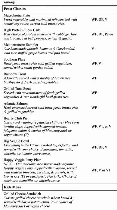 Menu at A Moveable Feast pub & bar, Houston