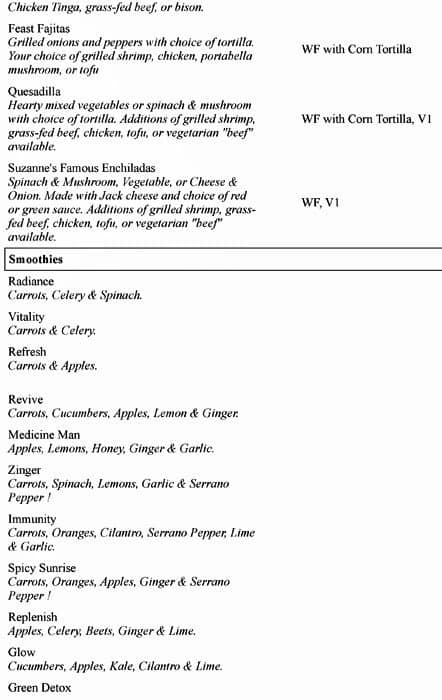 Menu at A Moveable Feast pub & bar, Houston