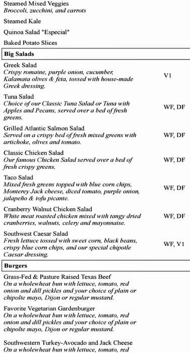 Menu at A Moveable Feast pub & bar, Houston