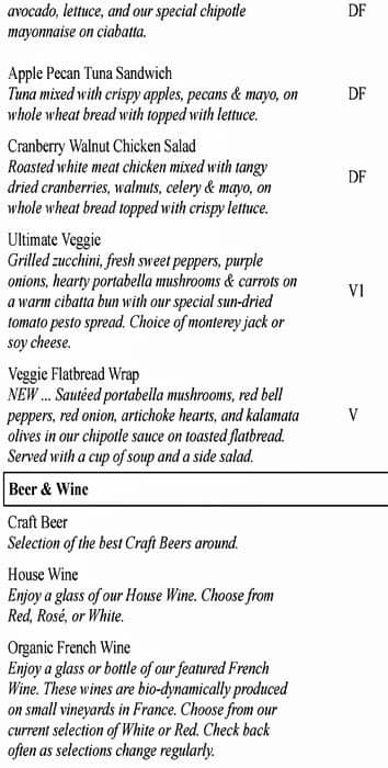 Menu at A Moveable Feast pub & bar, Houston