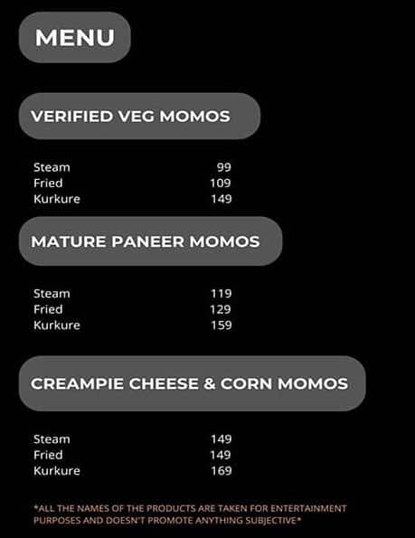 Menu at Momo Hub, Lucknow, H 2/60