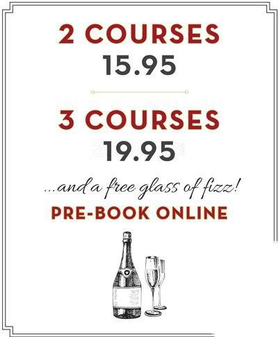 Menu at Café Rouge restaurant, London, 2 Lancer Square