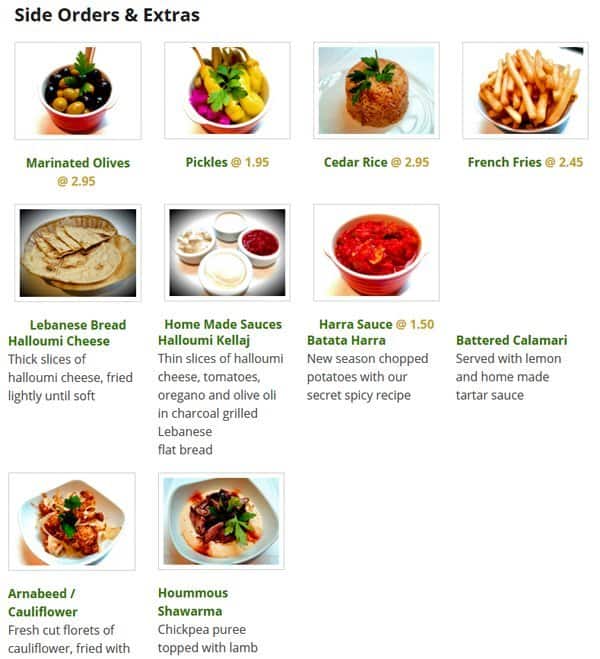 Menu at Cedar Tree restaurant, Ruislip, 80 Victoria Road