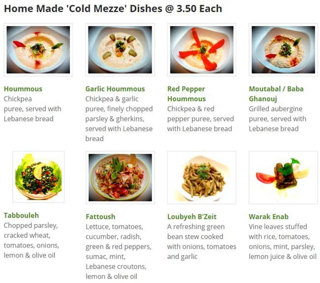 Menu at Cedar Tree restaurant, Ruislip, 80 Victoria Road