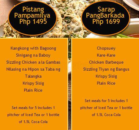 Menu at Dencios Bar And Grill, Manila, HXFM+XXV