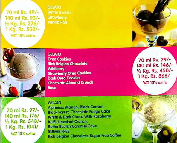 Gelato Vinto Menu, Menu for Gelato Vinto, Kaiserbagh, Lucknow - Zomato