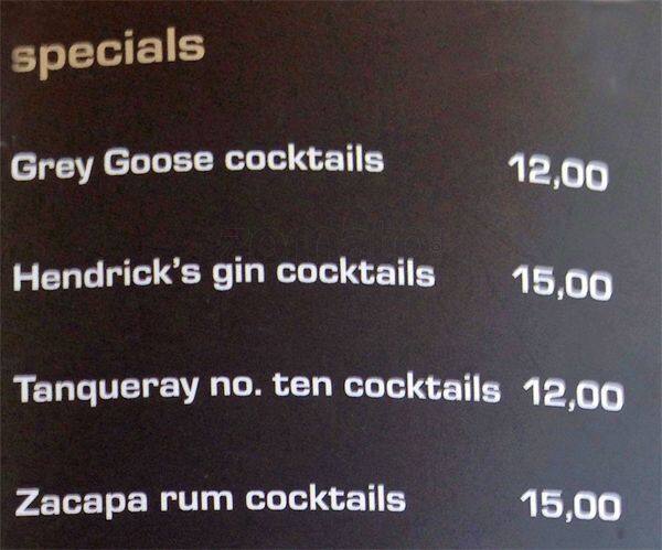 Speisekarte von Pixel cafe, Mailand, Corso Como