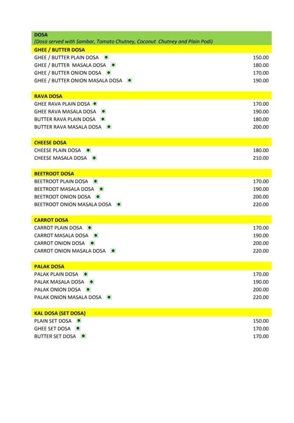 Menu of Curry Leaves Restaurant, Talawade, Pune