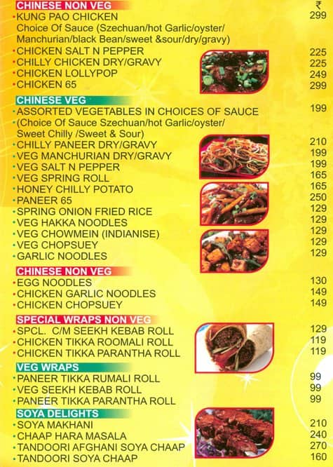 Caravan Resto Bar Menu, Menu for Caravan Resto Bar, Mayur Vihar Phase 1 ...