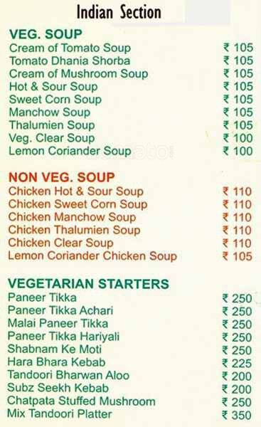 Caravan Resto Bar Menu, Menu for Caravan Resto Bar, Mayur Vihar Phase 1 ...