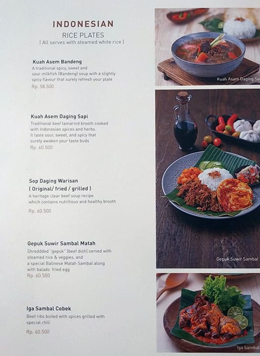 Carta del café Kopi Luwak, Central Jakarta, Grand Indonesia Shopping ...