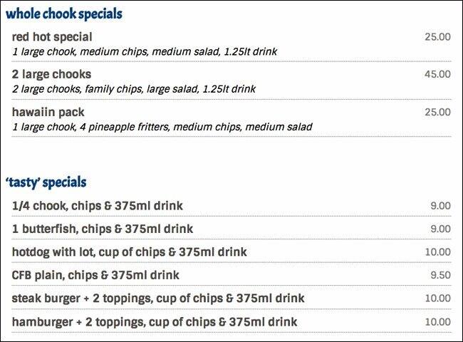 Menu at Colonel Sams restaurant, Pooraka, Shop 4 Montague Rd