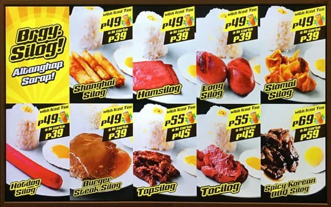 Brgy. Silog Menu, Menu for Brgy. Silog, Santa Mesa, Manila - Zomato ...