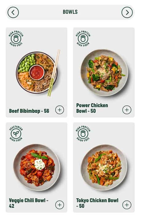 Menu of Kcal, Jumeirah Lake Towers (JLT), Dubai