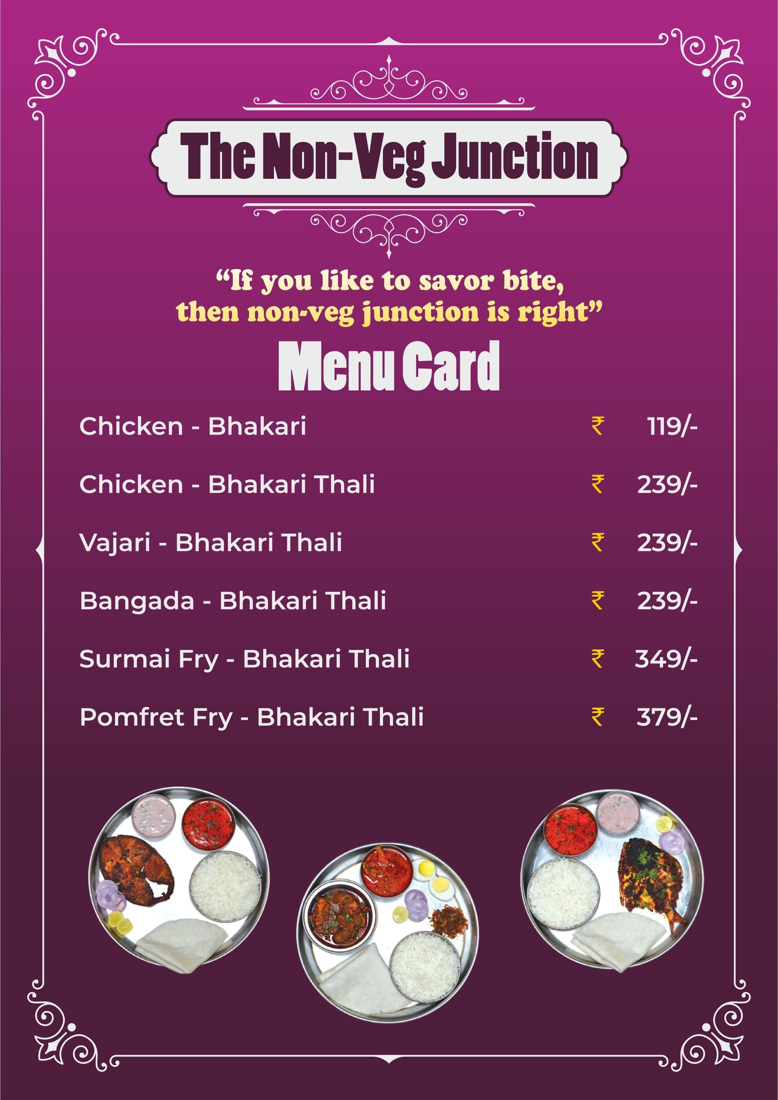 Menu of The Non-Veg Junction, Kharghar, Navi Mumbai