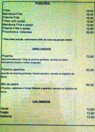 Menu em republic, São Paulo