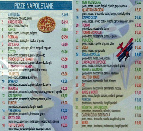 Fly Pizza a Milano: Foto del Menu con Prezzi - Zomato Italia