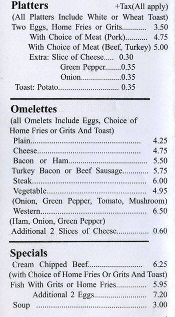 Skyline Restaurant Menu, Menu for Skyline Restaurant, Fern Rock ...