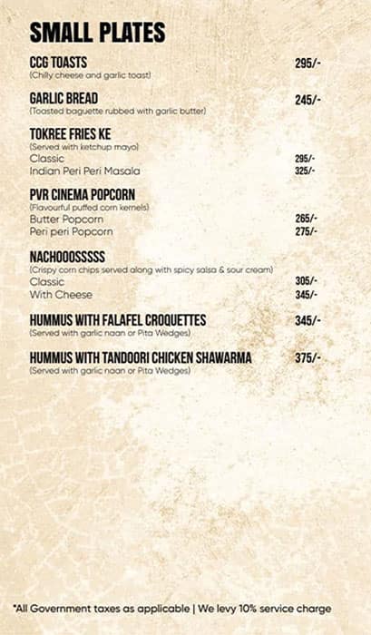 Menu at Skyhouse Bar & Cafe, Noida