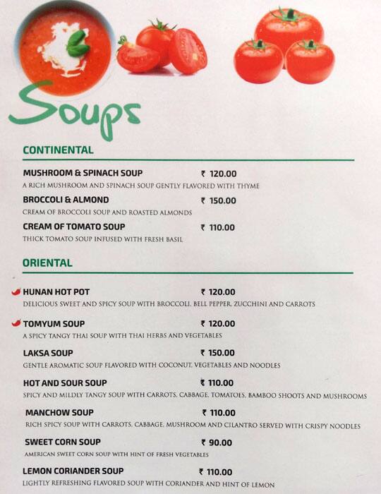 Menu at Indiana's Red Velvet Veg Restaurant, Aurangabad