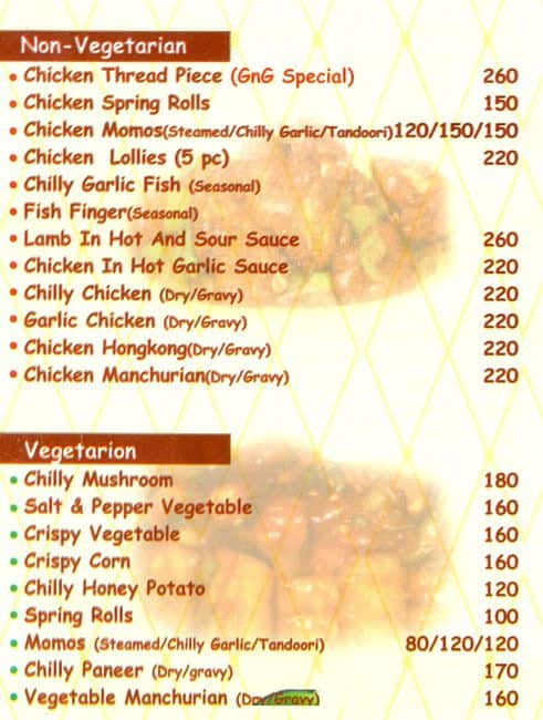 Menu at Grills N Gravy, Faridabad, SCF 61