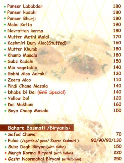 Menu at Grills N Gravy, Faridabad, SCF 61