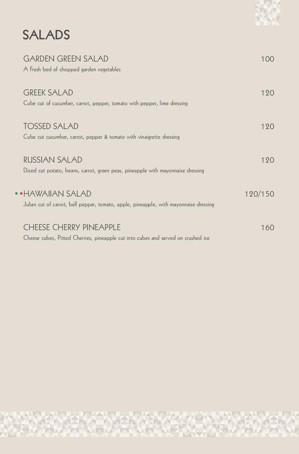 Menu at CLOVE, Bengaluru, #118