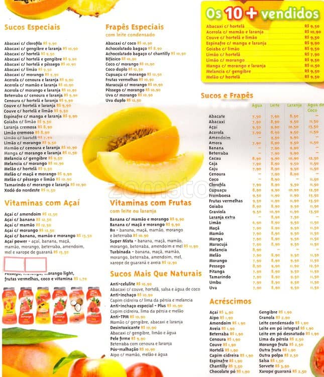 Menu em Suco Bagaço pub & Bar, São Paulo, MorumbiShopping