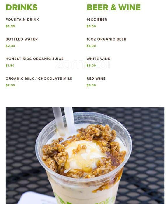 Menu at Pure Burger restaurant, Carlsbad, Gateway Rd #102