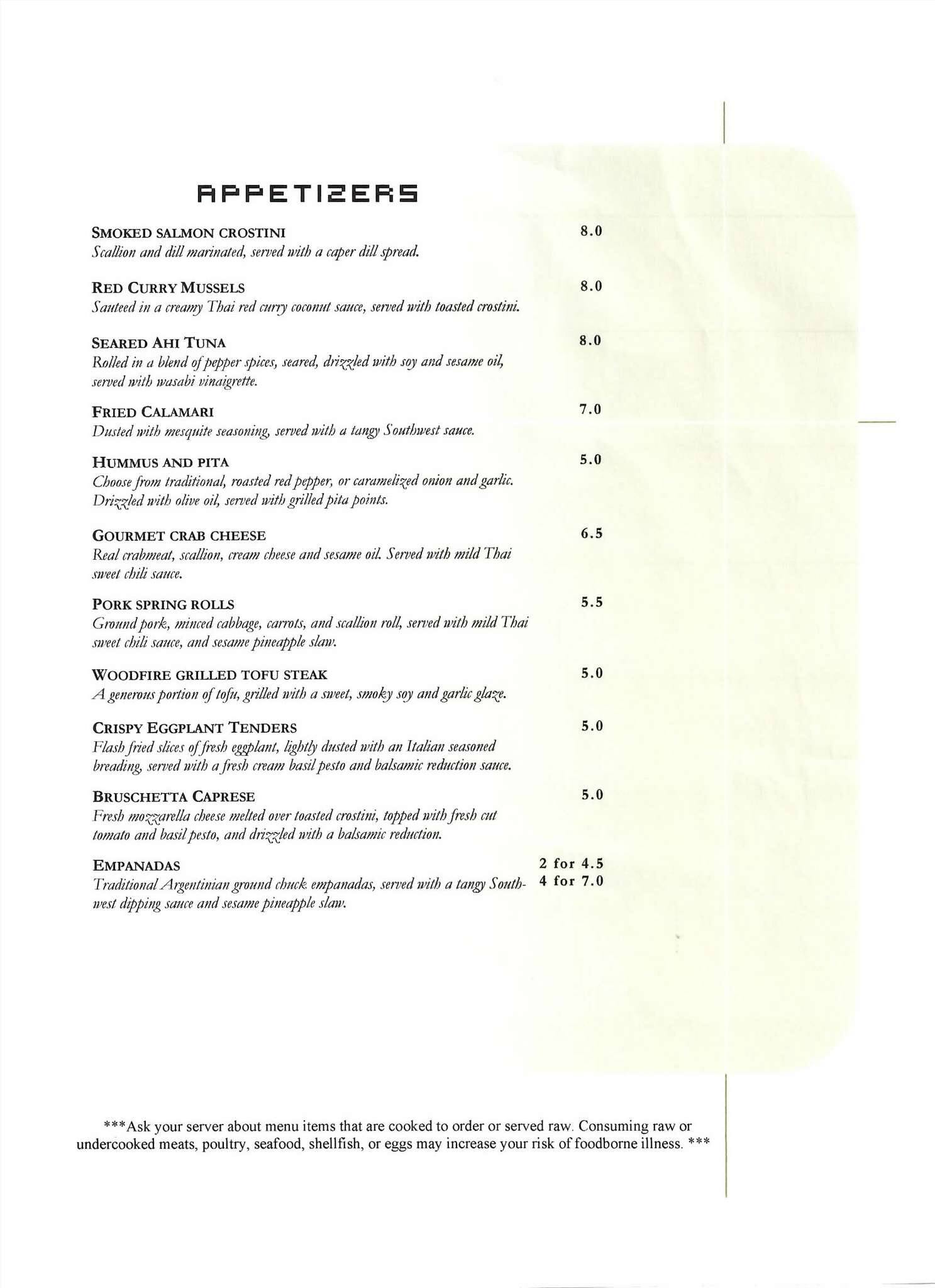 Menu at Retro Rocks pub & bar, Saginaw