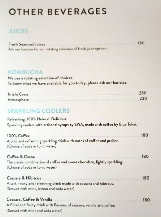Menu at Blue Tokai Coffee Roasters DLF Galleria Unit 2, Gurugram