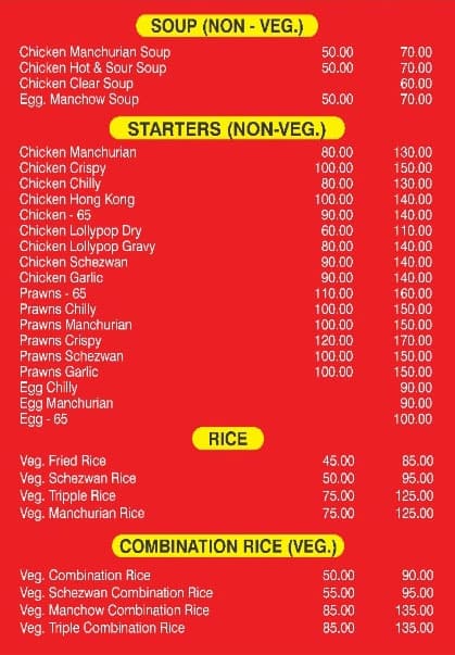 Menu of Delight Kitchen, Sion, Mumbai