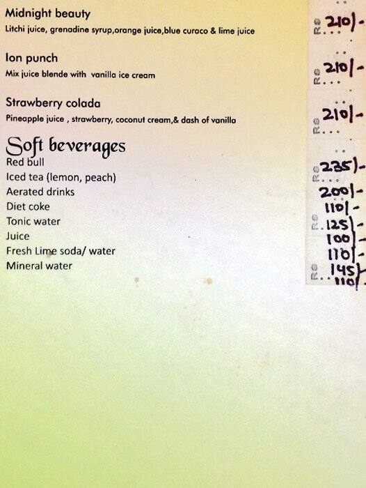 Menu at Ion, Gurugram, 12/14 Jmd Arcade Mall M G Road