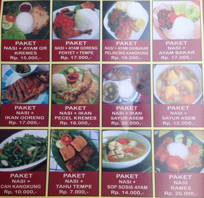 Menu at Check in Chicken, Jakarta