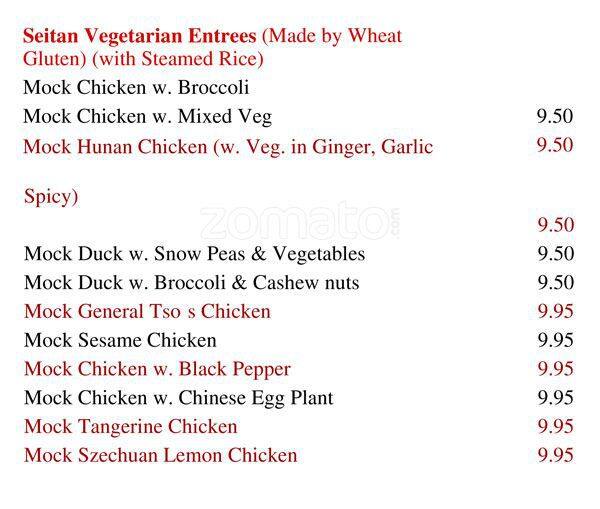 Menu at Gourmet Wok restaurant, Chalfont, County Line Rd #10