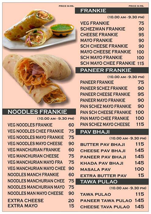 Menu of Shree Samarth Food Court, Mira Road, Mumbai