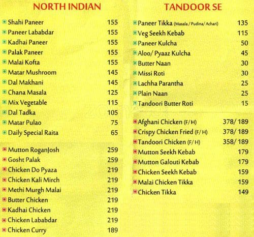 Street Foods of India Menu, Menu for Street Foods of India, NIT ...