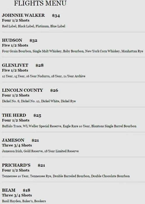 Menu at Federal American Grill pub & bar, Houston, 510 Shepherd Dr