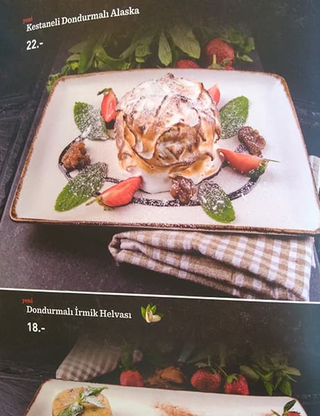 Menu at O2 CAFE & SHISHA, Istanbul