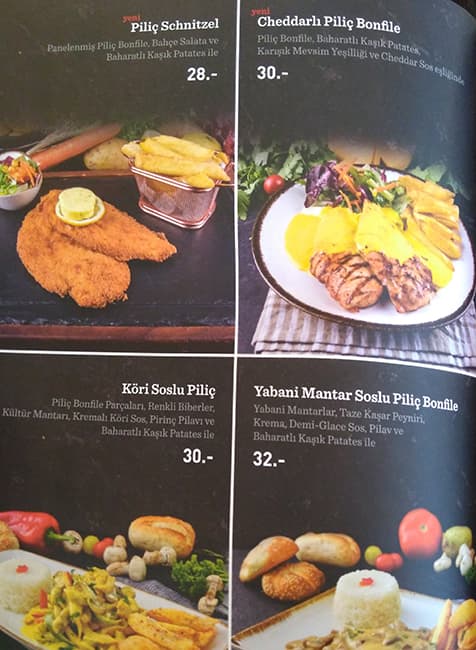 Menu at O2 CAFE & SHISHA, Istanbul