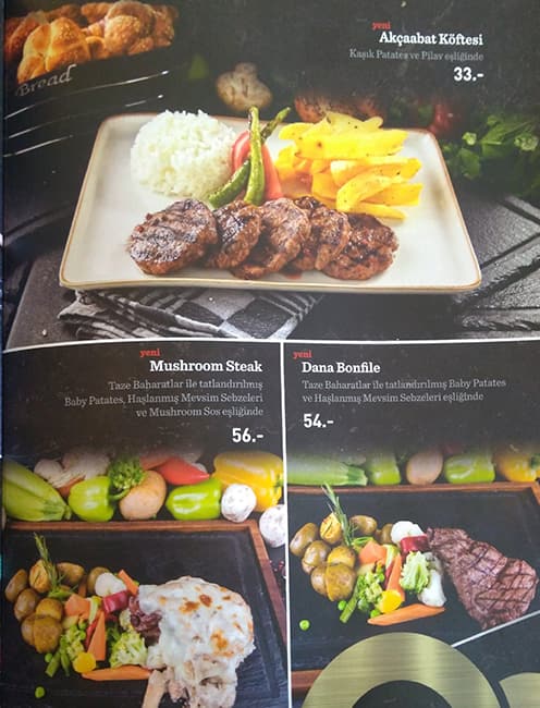 Menu at O2 CAFE & SHISHA, Istanbul