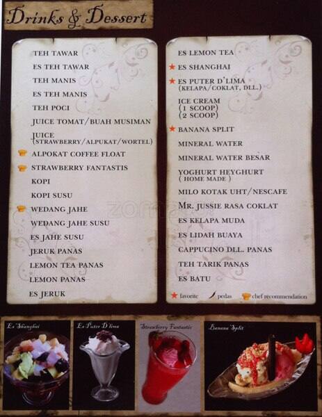 Menu at Dlima Resto restaurant, Bekasi Regency