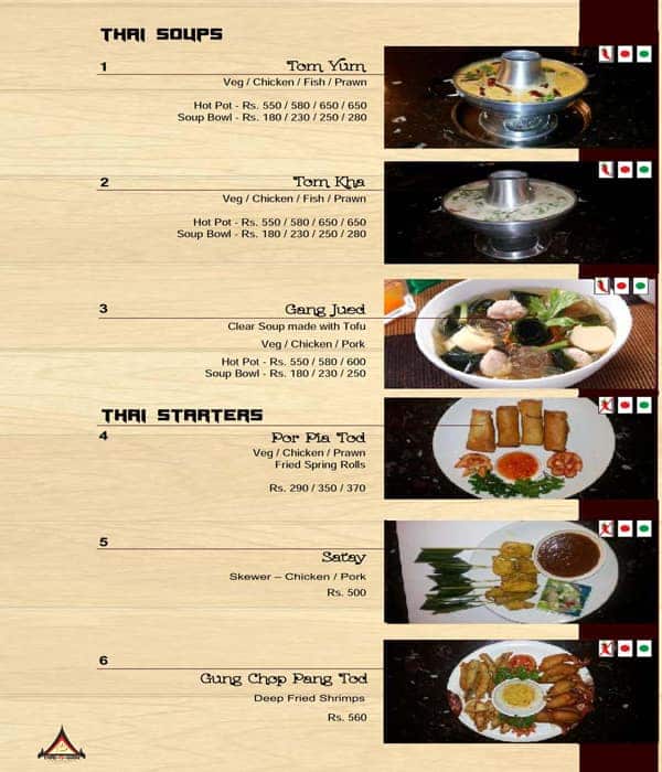 Menu of Thai N Wok, Panaji, Goa