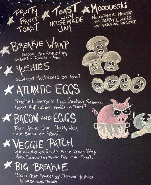 Menu at Cafe 6six 5fifty 5five, West Melbourne