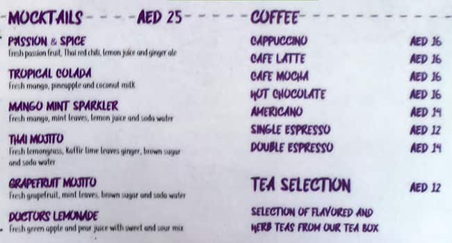 Menu at Halo Halo restaurant, Dubai, Jannah Marina Hotel Apartments ...
