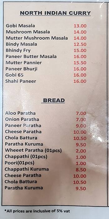Menu at Woodlands Restaurant Pure Veg, Dubai, Shop No 3 & 4