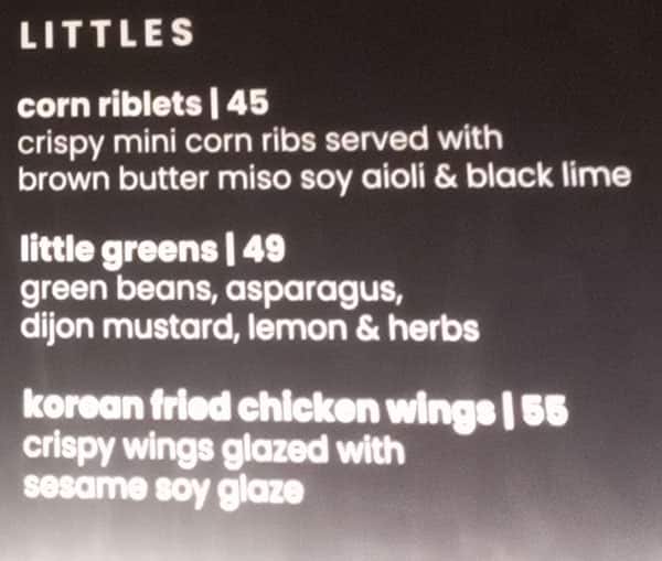 Menu of Little Jun's, Downtown Dubai, Dubai