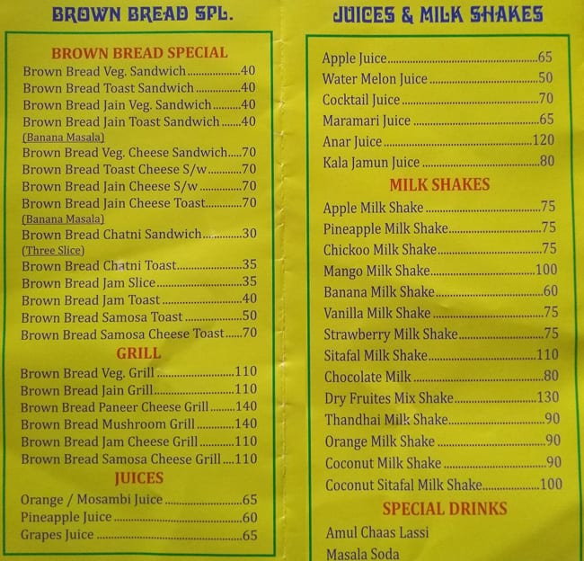 Balu's Classic Menu, Menu for Balu's Classic, Dadar West, Mumbai - Zomato